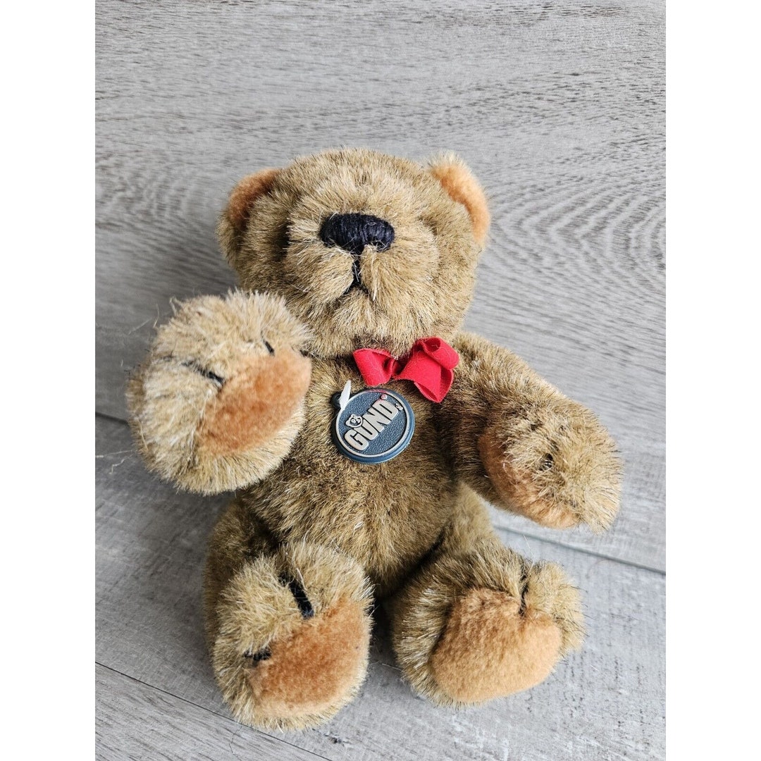 Vtg Gund 1983 Small Soft Teddy Bear Plush Classic Collectors Micro Bear ...