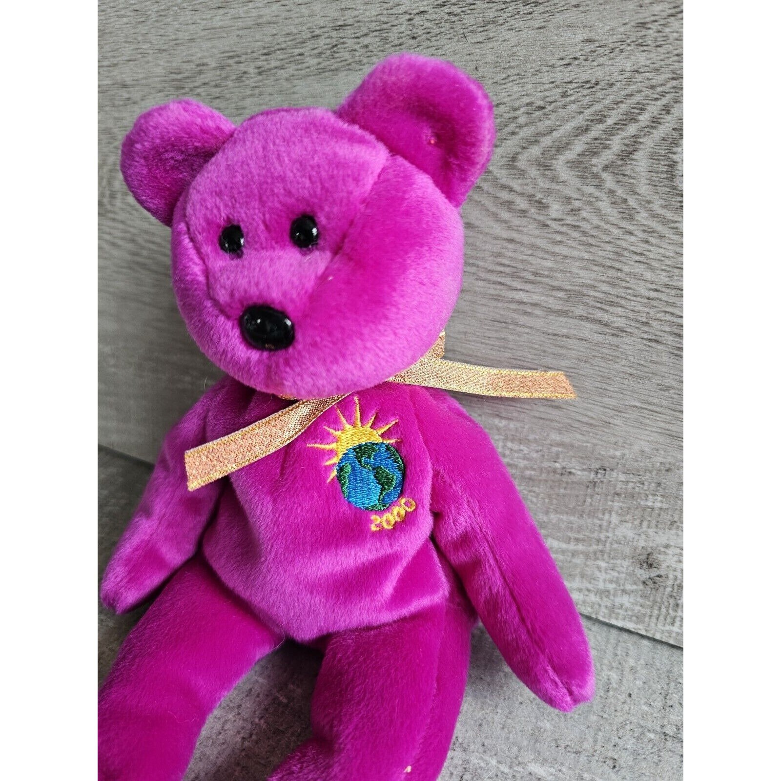TY BEANIE BABY Millennium Millenium Bear 1999 Very Rare No Hang Tag Etsy UK