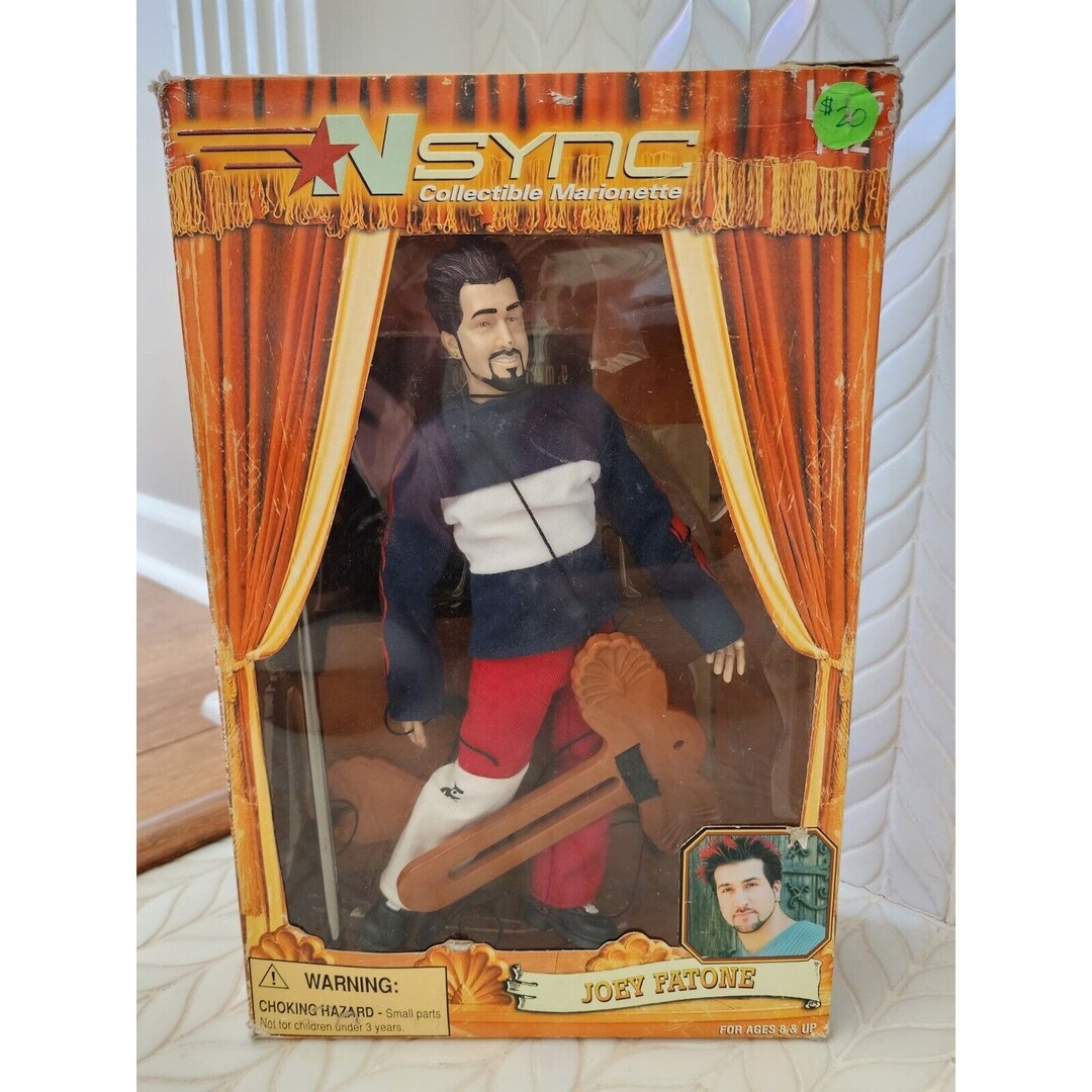 Joey Fatone 2000 NSYNC Collectible TOY Marionette Doll Living Toyz ...