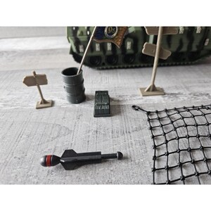 Vtg Chap Mei Soldier Force III Combat Vehicle Army Tank W Accessories ...