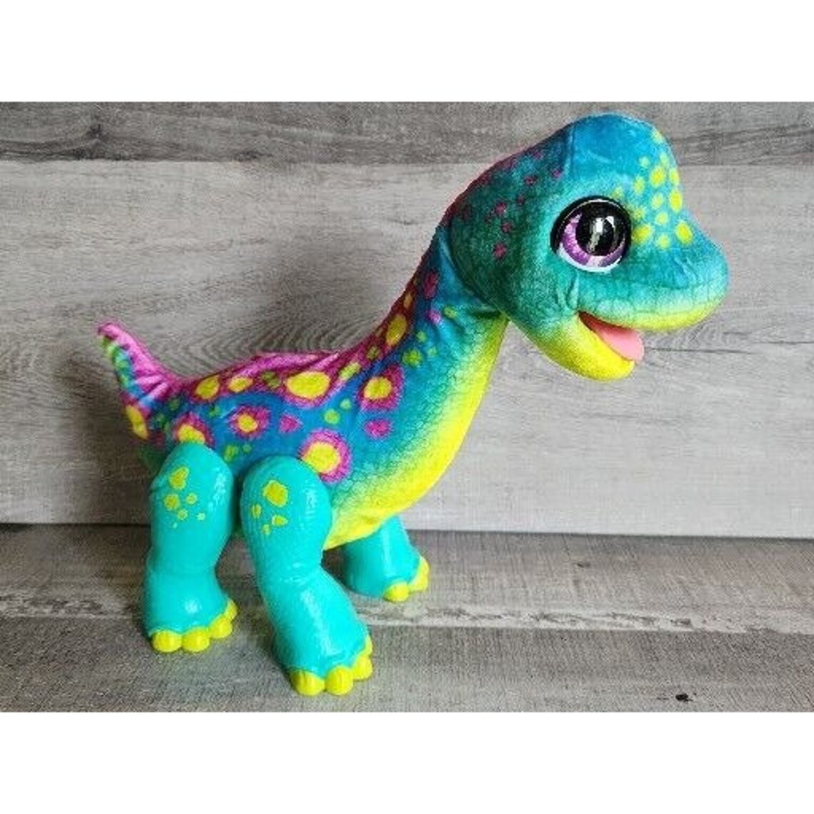 Furreal Snackin Sam the Bronto Interactive Animatronic Plush Toy ...
