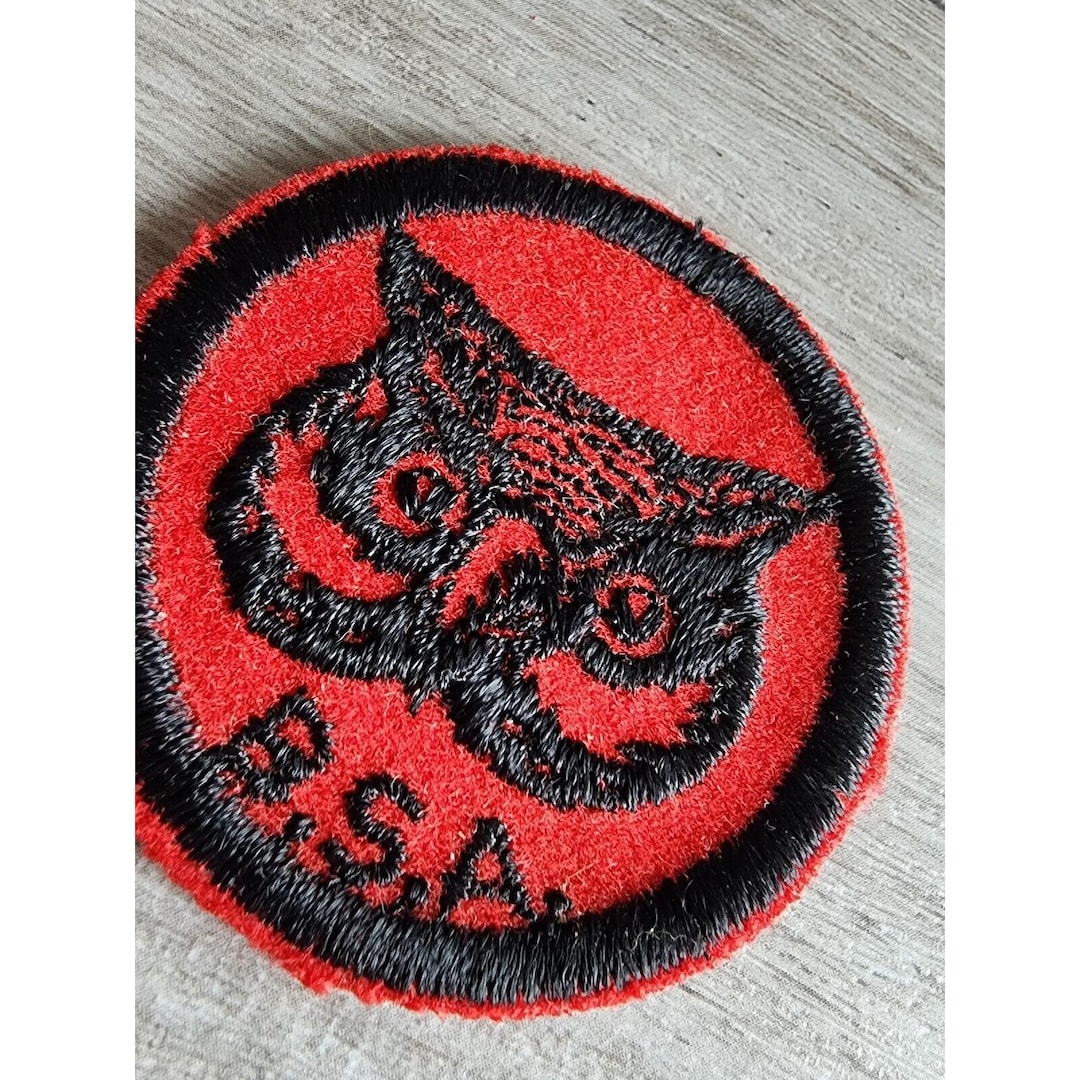 BSA Boy Scout Red and Black Felt Patrol Patch Owl Patrol Vintage 1950s - Etsy