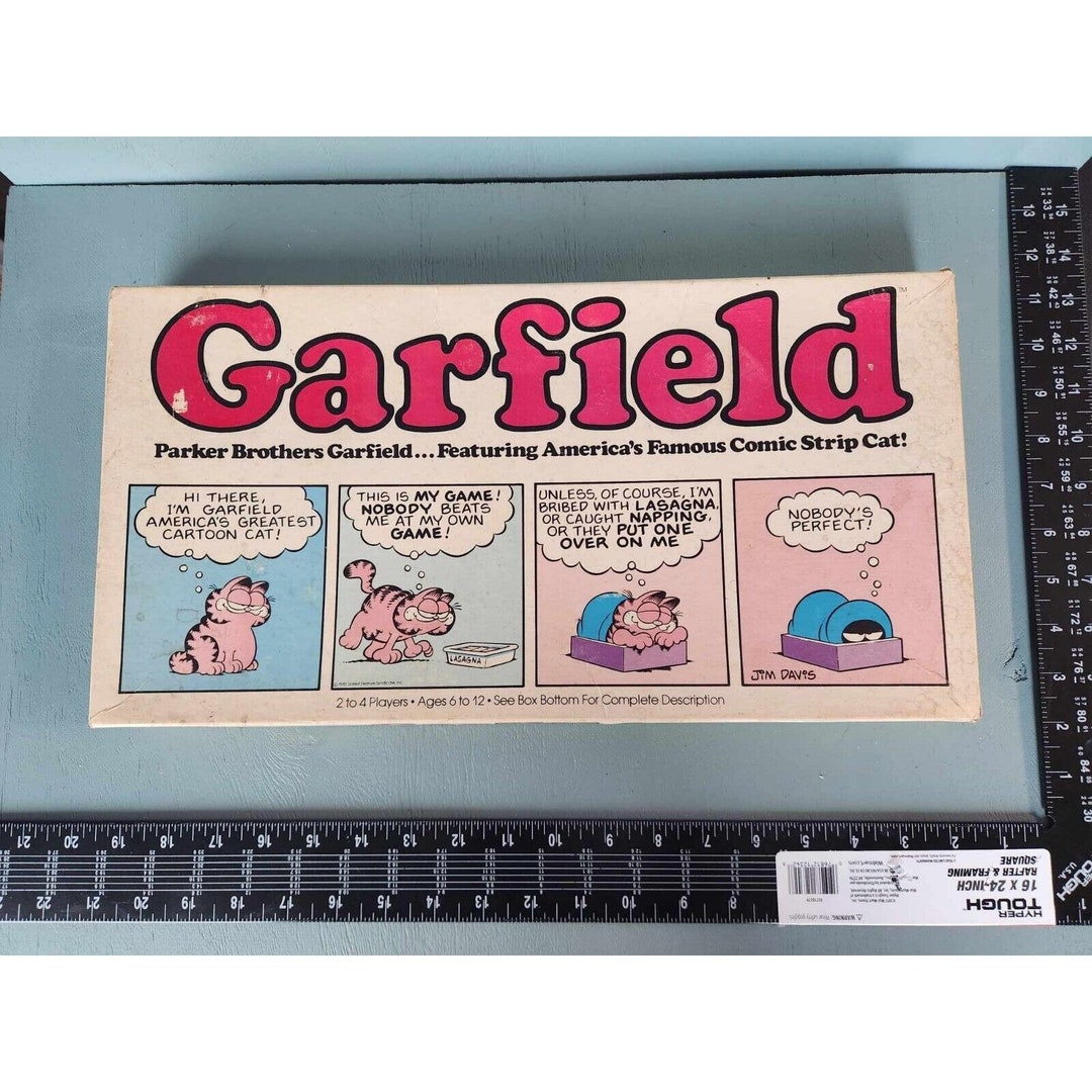 Vintage 1981 GARFIELD Board Game Parker Brothers Game No. 116 - Etsy