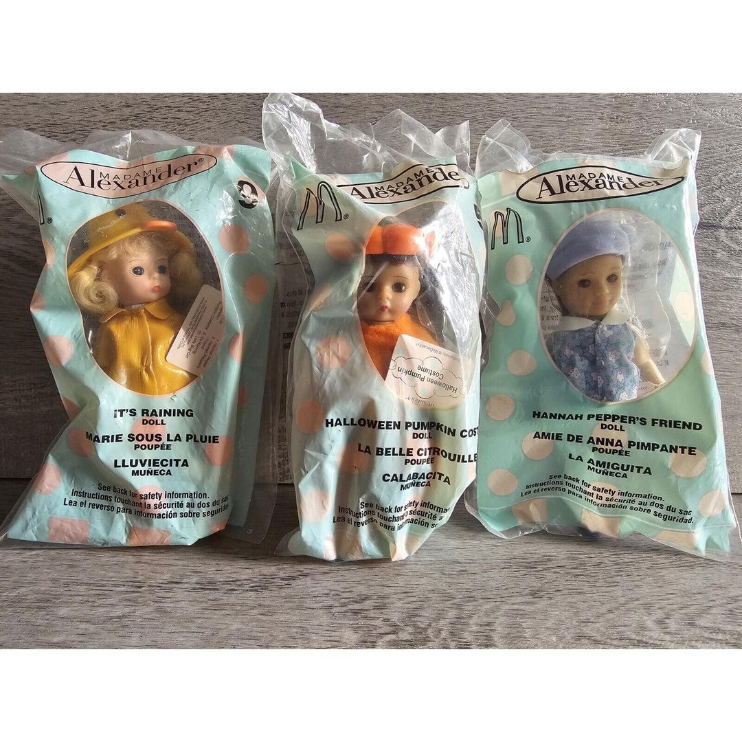 Lot of 3 Vintage Mini Madame Alexander Dolls #11 New - Etsy
