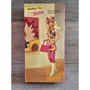 VTG Sixties Fun Barbie Doll Blonde Hair Special Edition 1997 Mattel ...