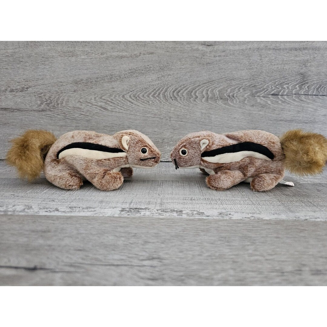 TY Beanie Babies Chipper the Squirrel Plush Vintage 1999 Lot Woodland ...