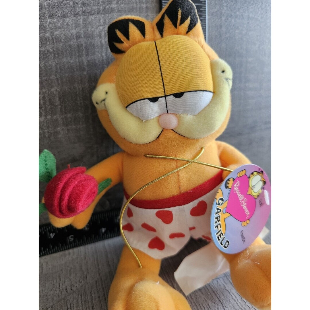 Garfield Holding Rose Russell Stover Valentines 7 Cat - Etsy