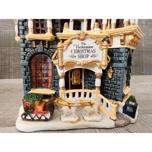 Lemax Village the Victorian Christmas Shop Lighted House Enchanted ...