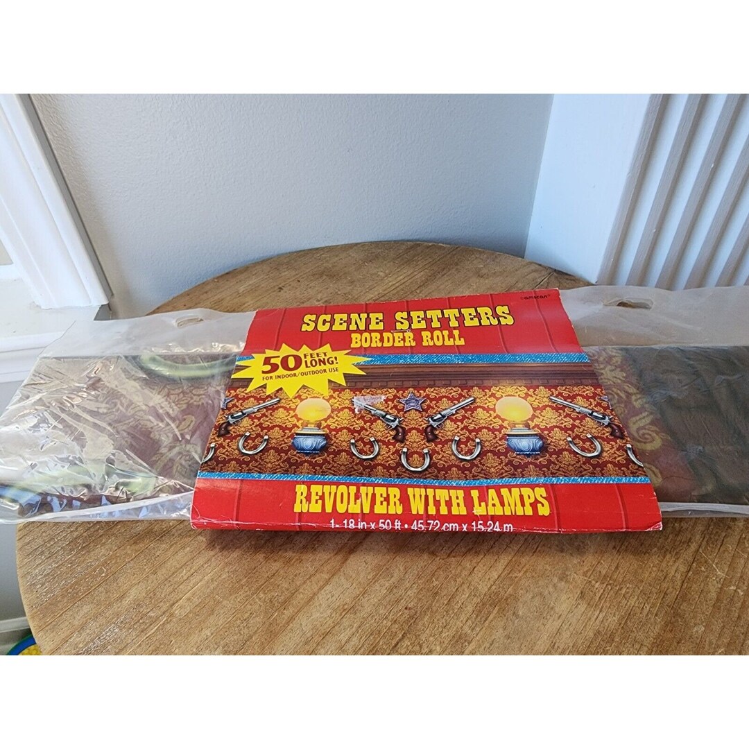 Scene Setters Border Roll 50 Feet Indoor/outdoor Western Theme ...