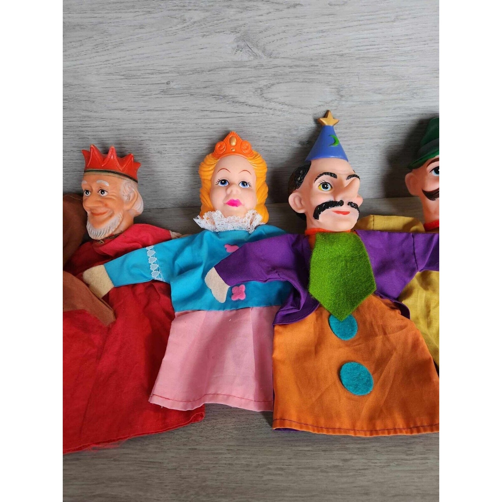 Vintage Mr. Rogers Neighborhood Hand Puppets Set of 7 PBS Theatre Judy ...