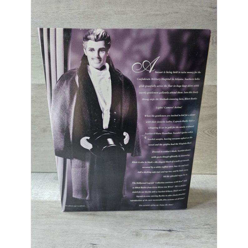 Barbie 1994 Hollywood Legends Gone With the Wind Ken as Rhett Butler ...