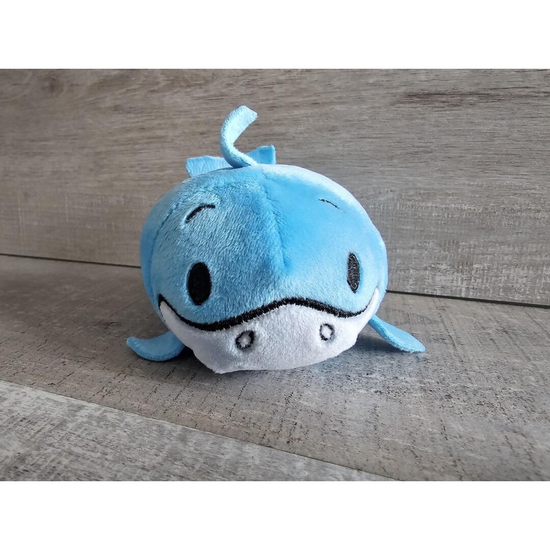 Shark Blue Bun Bun Stacking Plush Stuffed Animal 5" Good Stuff - Etsy