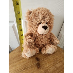 Aurora Teddy Bear Bonny Tan Plush Stuffed Animal Toy Brown 12” Scruffy ...