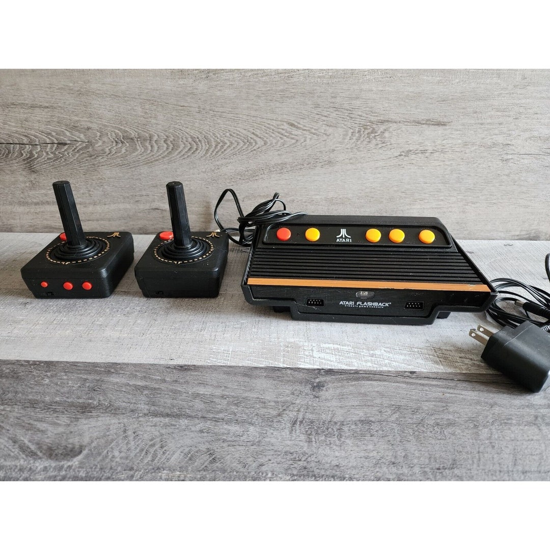 Atari Flashback Classic Game Console & Two Controllers + Power Cord ...