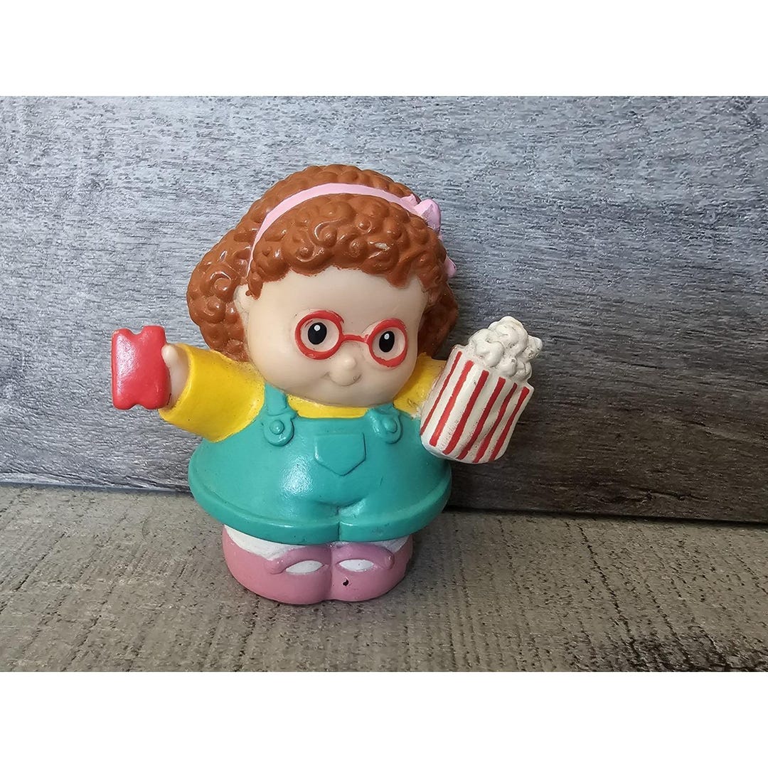 Fisher Price Little People Maggie at Carnival Circus W Popcorn & Red ...