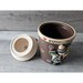 Pottery Clay Frosty the Snowman I Love Snow Happy Holidays Cookie Jar ...