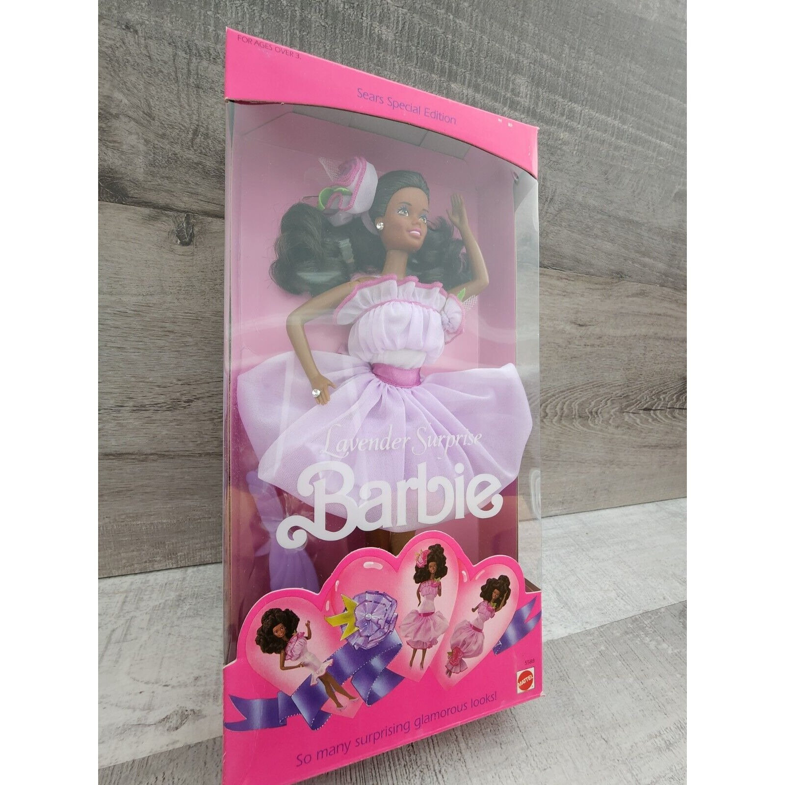 Lavender Surprise Barbie African American 1989 Mattel 5588 NIB - Etsy