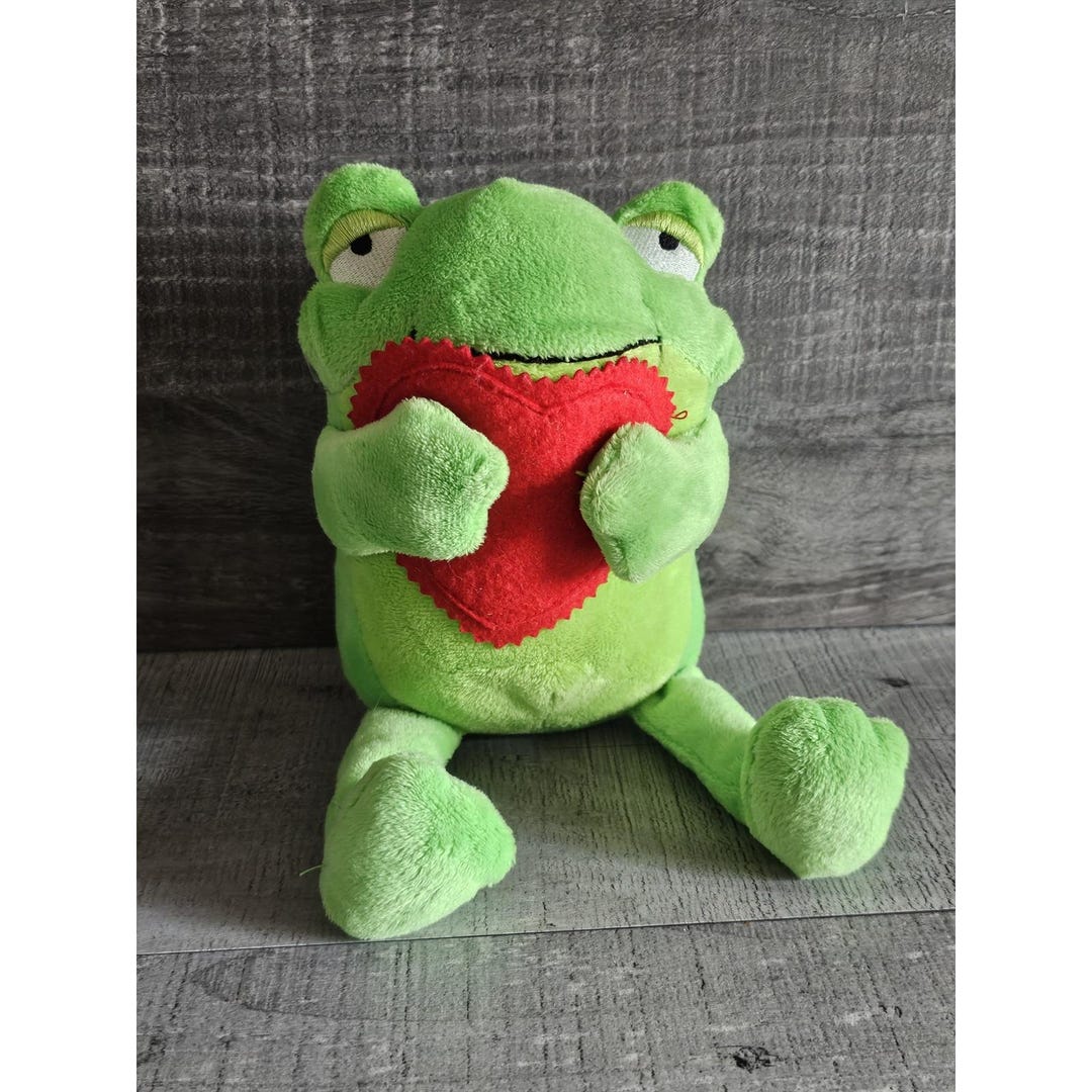 Hallmark Expressions Val Pal Frog Stuffed Animal Plush Amphibian ...