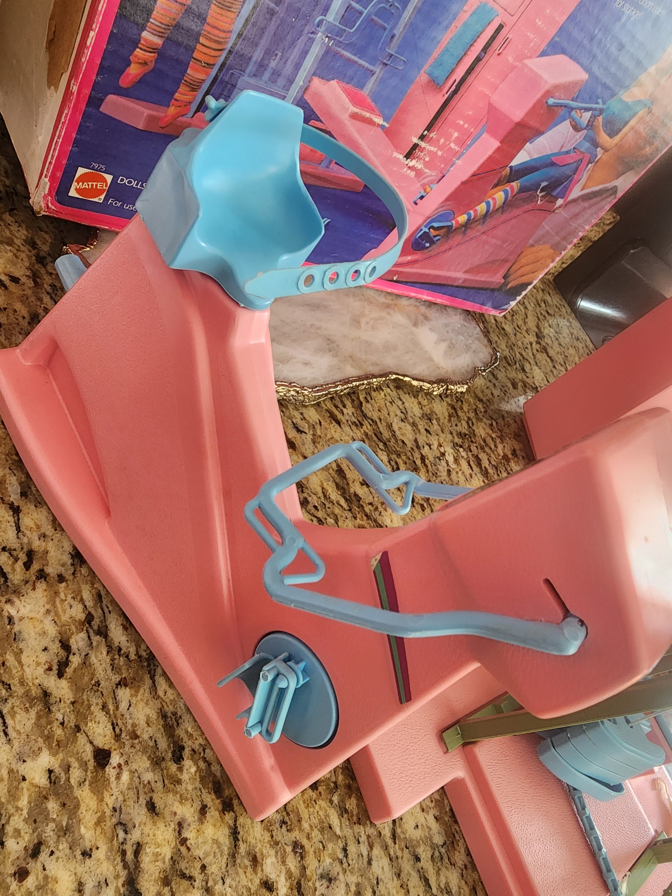 Vintage Barbie Workout Center Playset Gym 1984 - Etsy