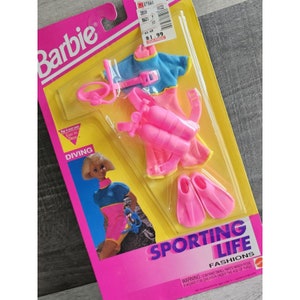 Vintage Barbie Sporting Life Fashions 862 Diving 1992 NIP - Etsy