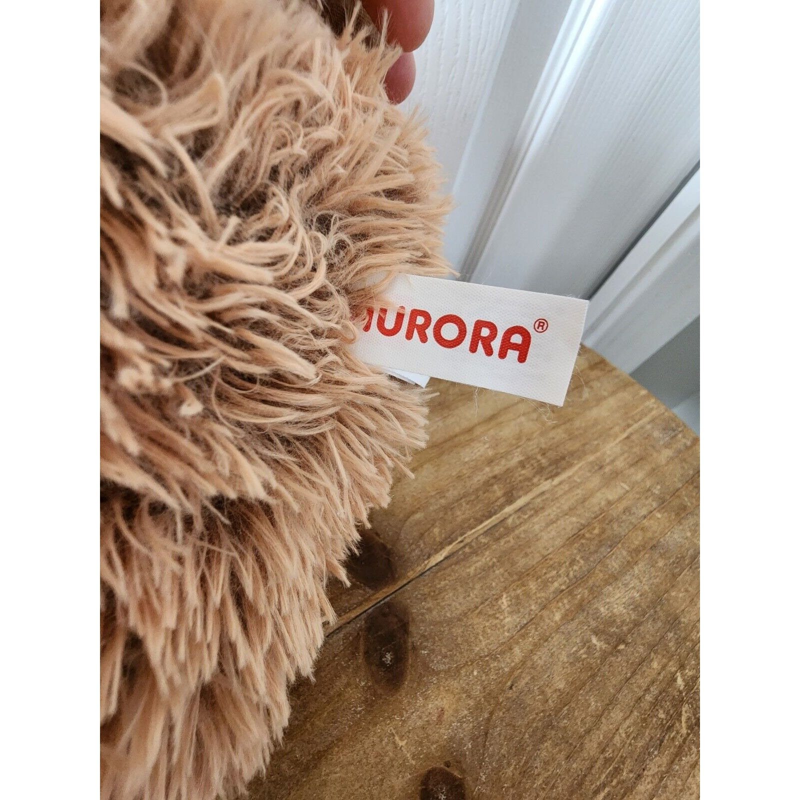 Aurora Teddy Bear Bonny Tan Plush Stuffed Animal Toy Brown 12” Scruffy ...