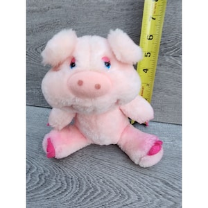 Vintage Russ Berrie Pig Plush No 547 Stuffed Animal Pink Piglet Stuffy ...