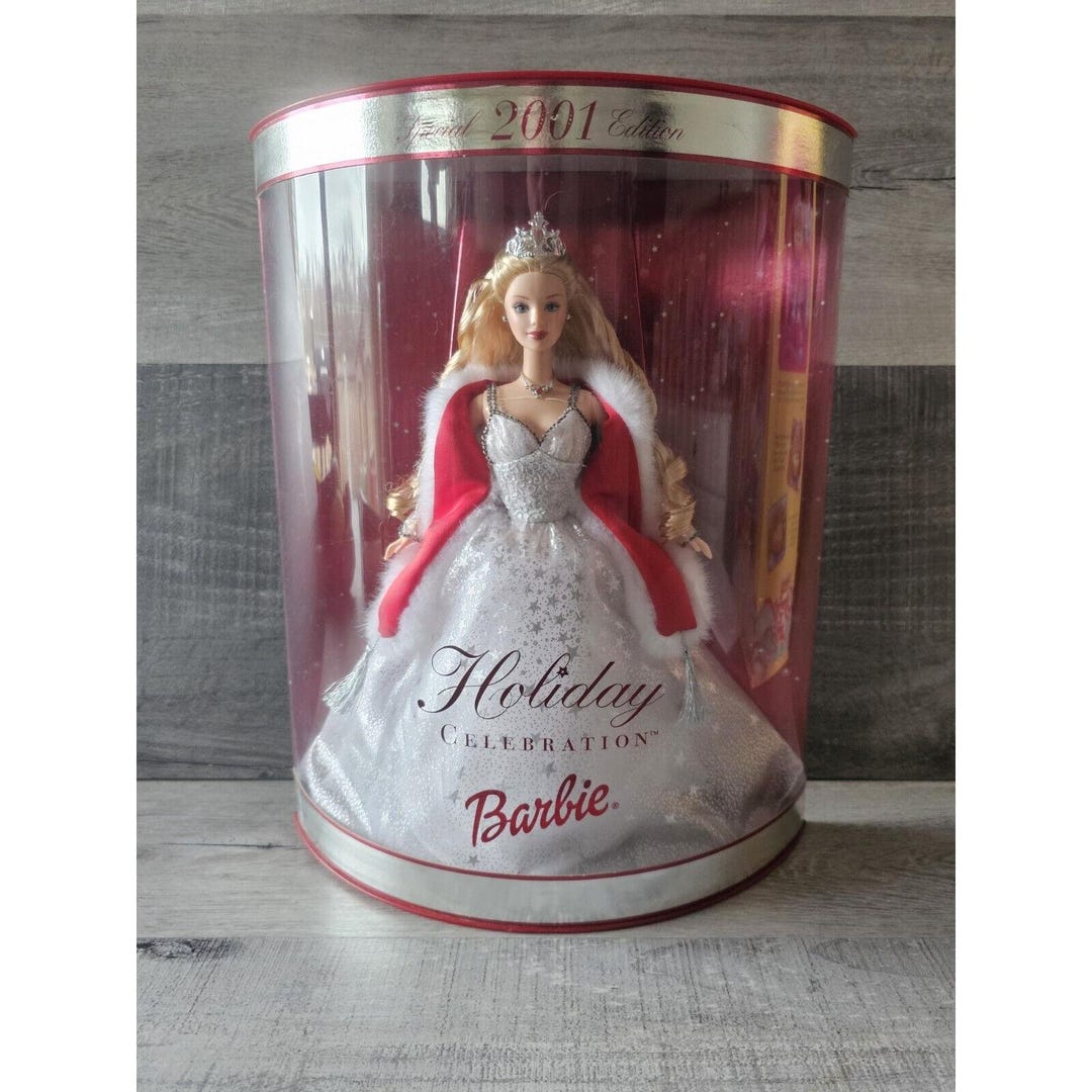 Mattel Barbie Doll 2001 Special Edition Holiday Celebration Barbie ...