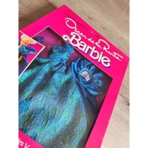 Mattel 9259 Barbie 1984 Oscar De Le Renta Series V Blue Gown ...