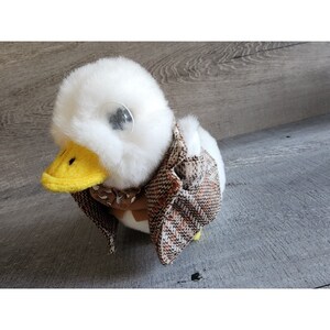 Aflac Duck Professor Plush Stuffed Animal Toy Monocle Bowtie Tweed ...