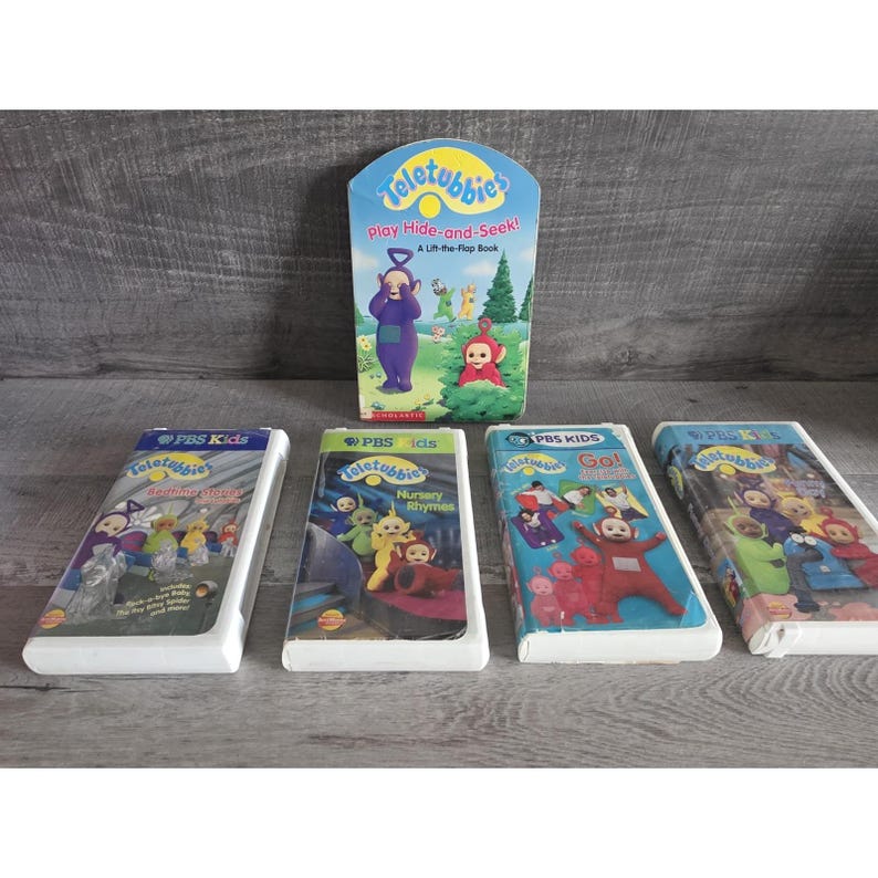 Lot of 3 Teletubbies VHS Tapes PBS Bedtime Nursery Rhymes Exercise G27 ...