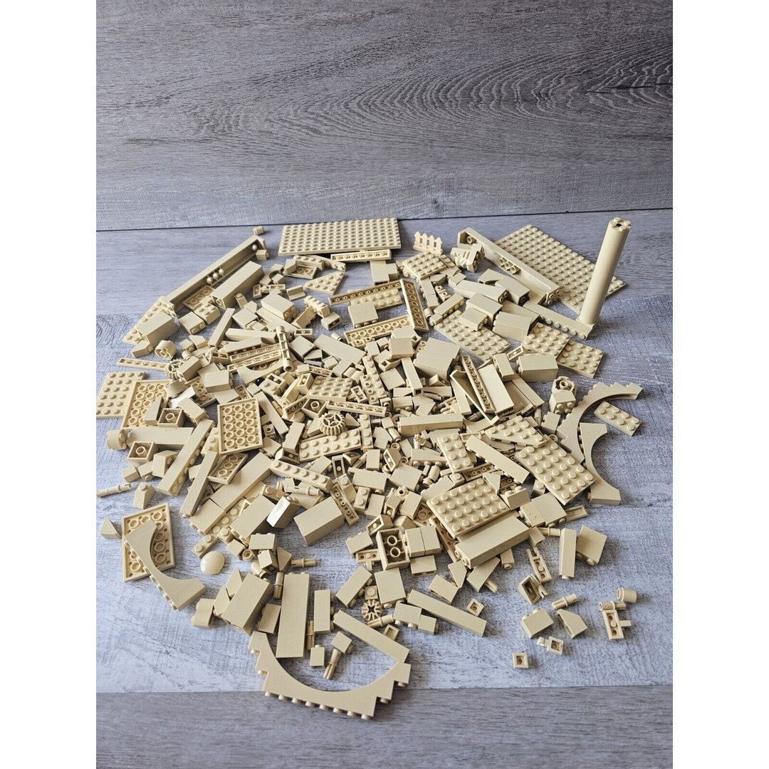 LEGO Bulk Lot Tan Shades Parts Bricks Arches Plates Specialty Pieces 1 ...