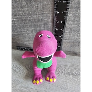 Luvs Diapers Barney Beanie Plush Special Limited Edition 2000 Stuffed 6 ...