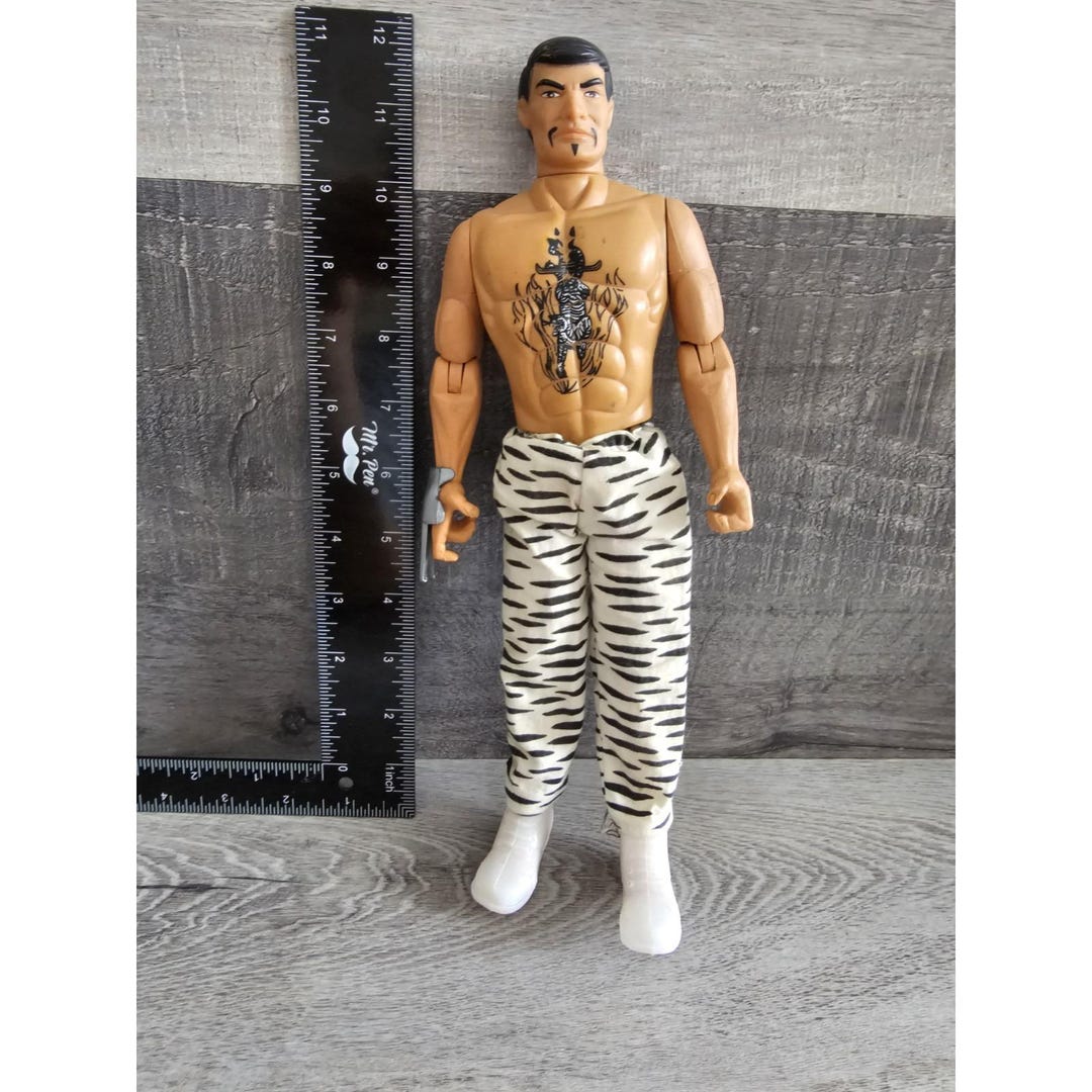 1994 Vee Jitsu Samurai Warrior Tiger Doll 12' Action Figure Super Rare ...
