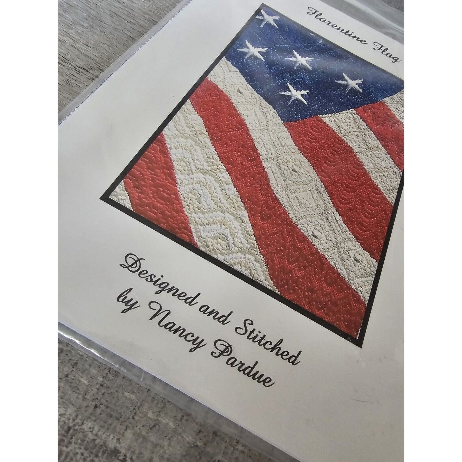 Florentine Flag Pattern Cross Stitch Pattern American Flag Chart ...