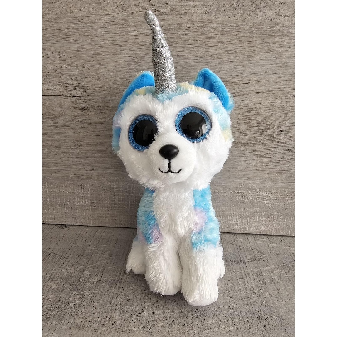 Ty Beanie Boos Unicorn Plush Helena Husky Dog 6'' Stuffed Animal - Etsy