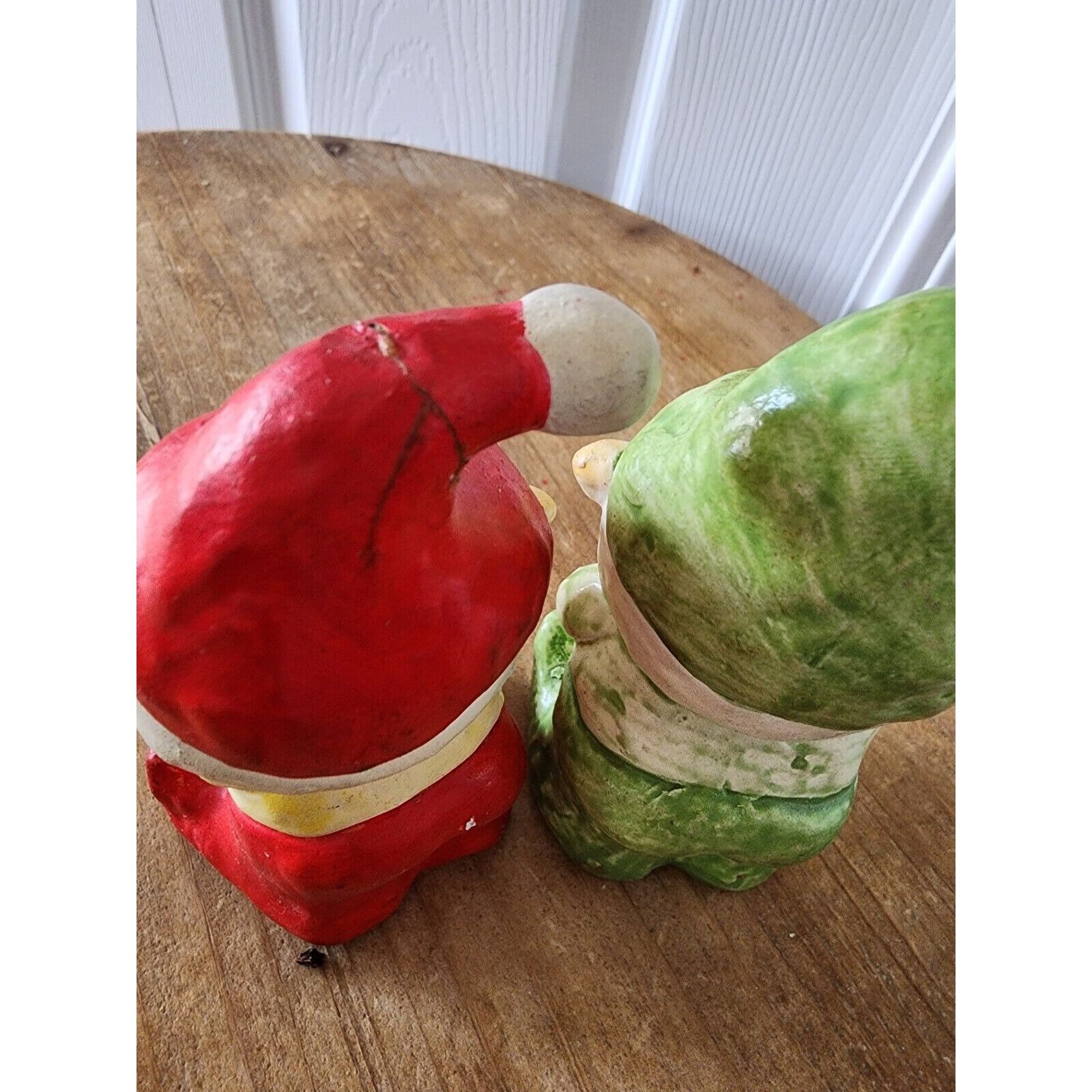 2 Vintage Santa's Elves Helpers 50s 60s MCM Handmade Japan Napcoware ...