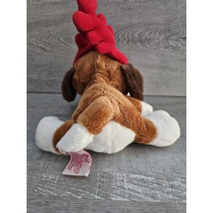 Russ Berrie Brandy St Bernard Puppy Dog Big Eyes Plush Stuffed Reindeer ...