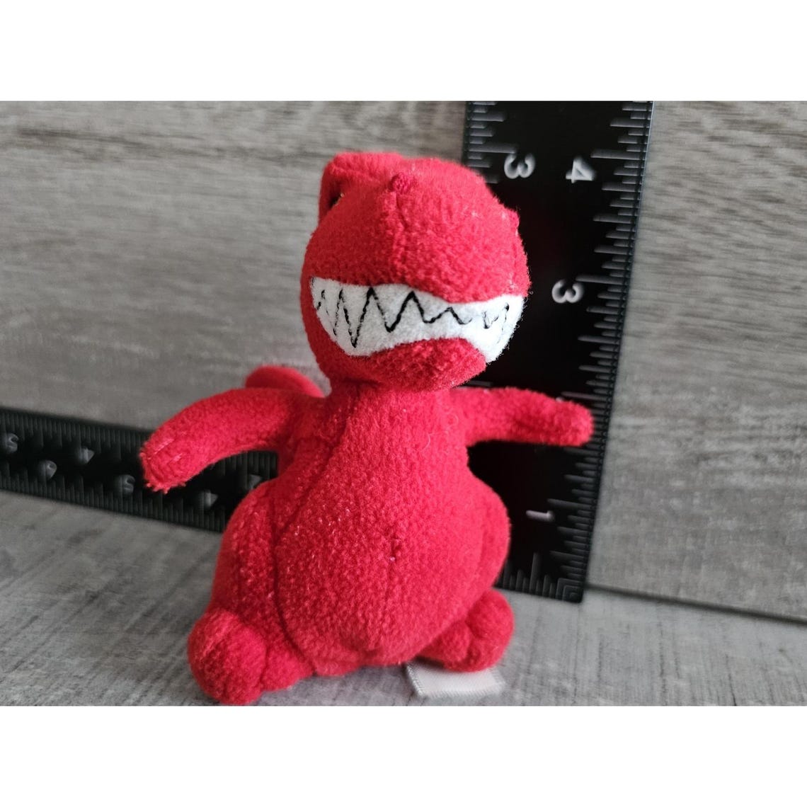 Neopets Grarrl Mini Plush T Rex Dinosaur Stuffed Toy 4" Mcdonald’s Red ...