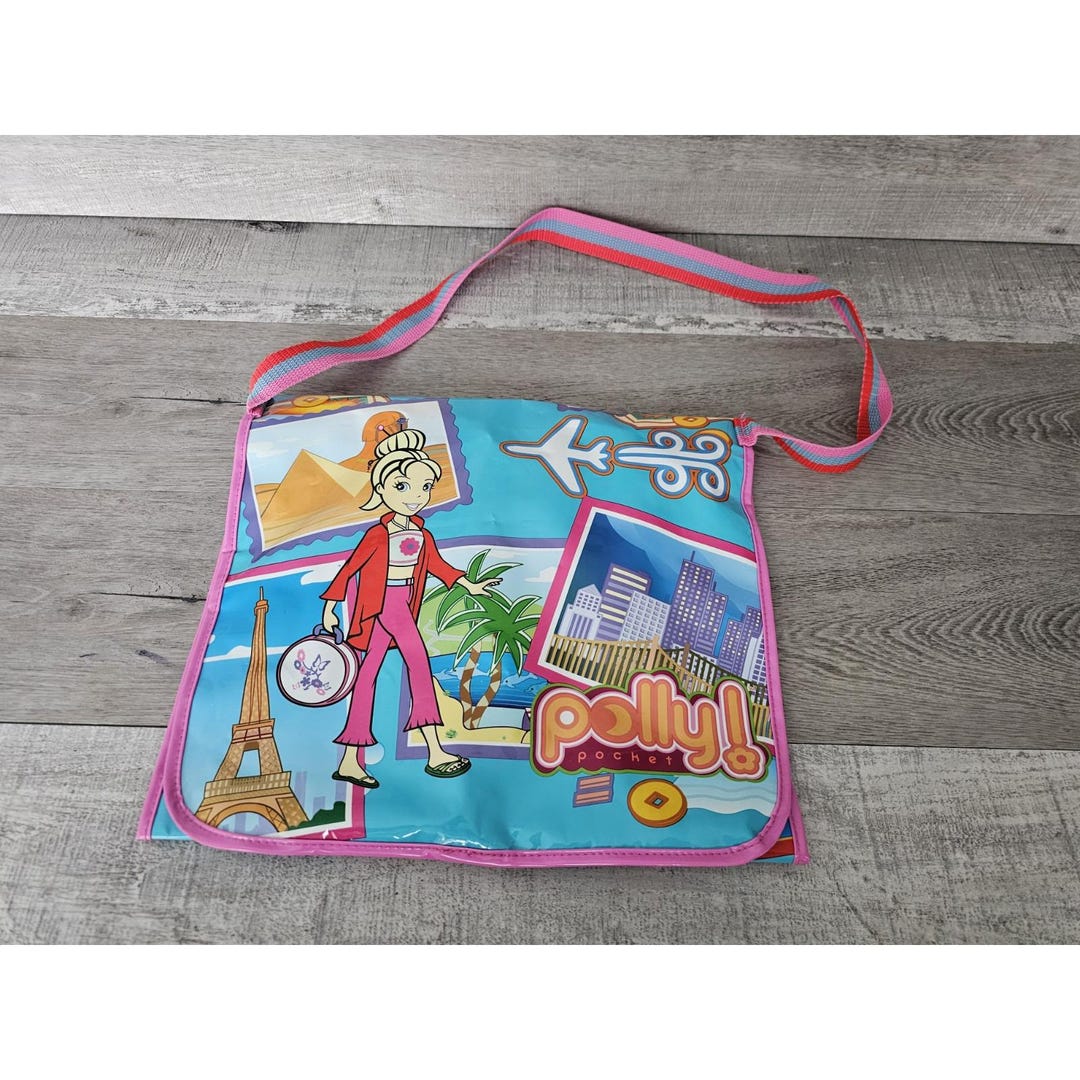 Polly Pocket Organizer Travel Multi Pocket Bag for Dolls, Clothes ...