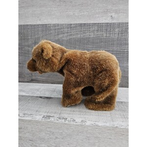 Realistic Standing Grizzly Brown Bear Stuffed Animal Plush Stands ...