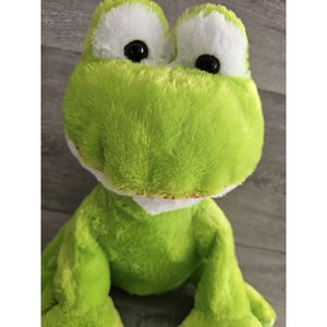 15" Frog Noah's Ark Stuffed Animal Plush Green Pond Swampy Rare - Etsy