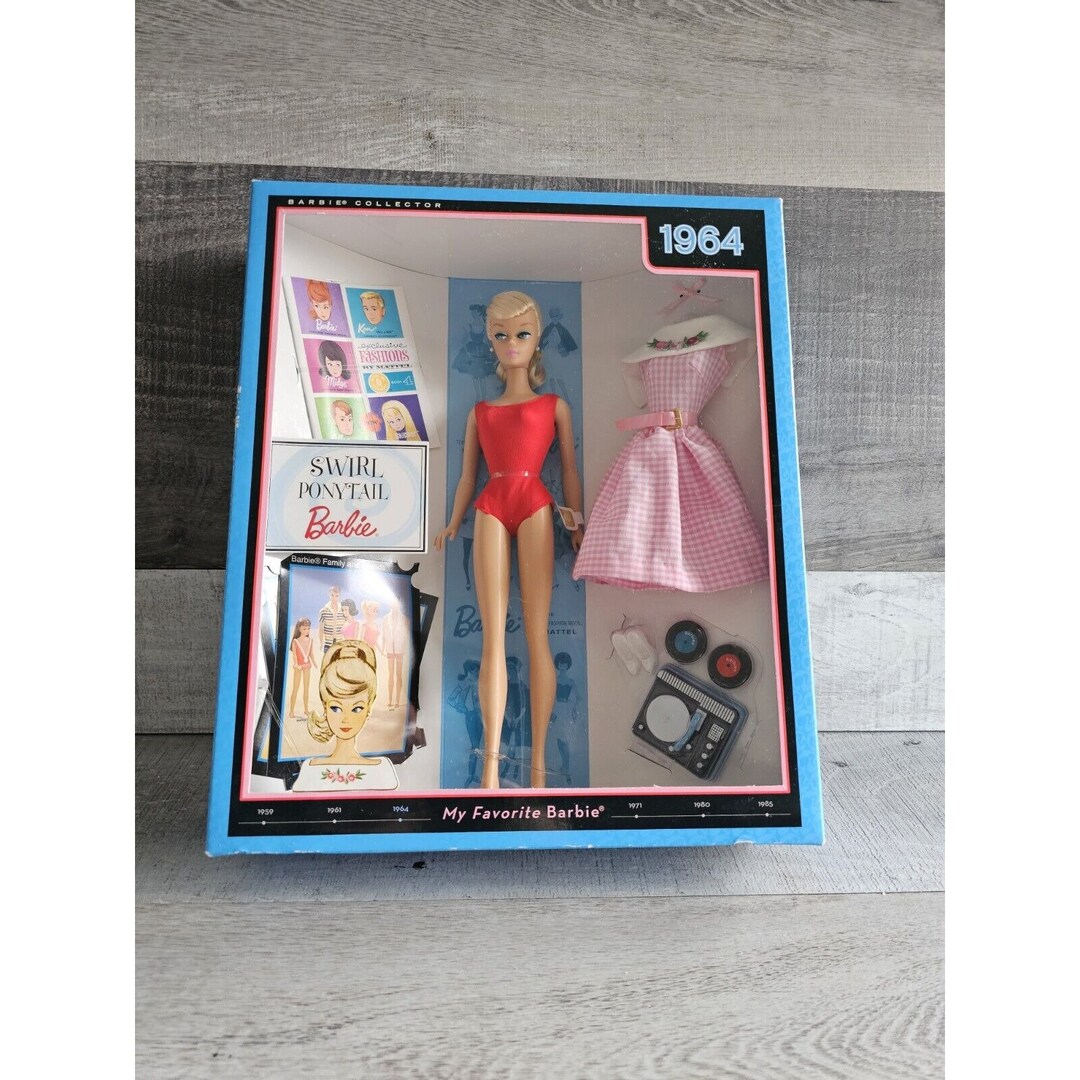 My Favorite Barbie Swirl Ponytail 1964 Reproduction Doll 2009 Mattel ...