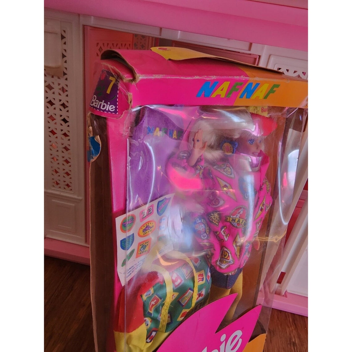 Barbie Naf Naf Travel Doll With Stickers Mattel 1993 No 10997 - Etsy
