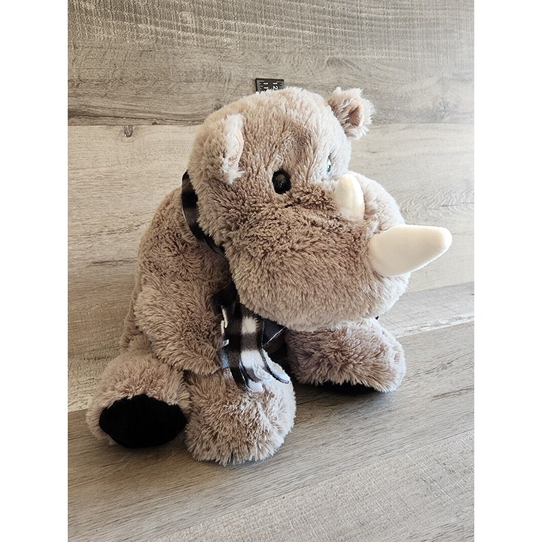 Jo-ann Fabrics 2018 Reagan Gray Rhino Plush From J Bear Stuffed Animal ...