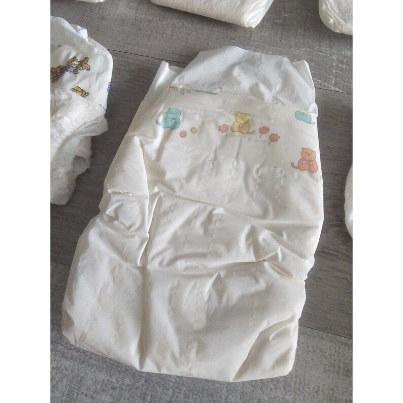 RARE Vintage Muppets Baby Jim Henson Diapers 90s USA Babies Pattern Lot ...