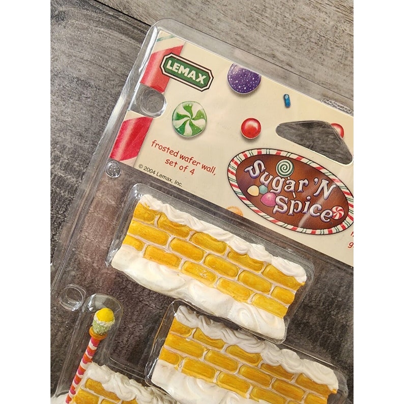 Lemax Sugar 'n Spice "frosted Wafer Wall" 2004 New in Package - Etsy