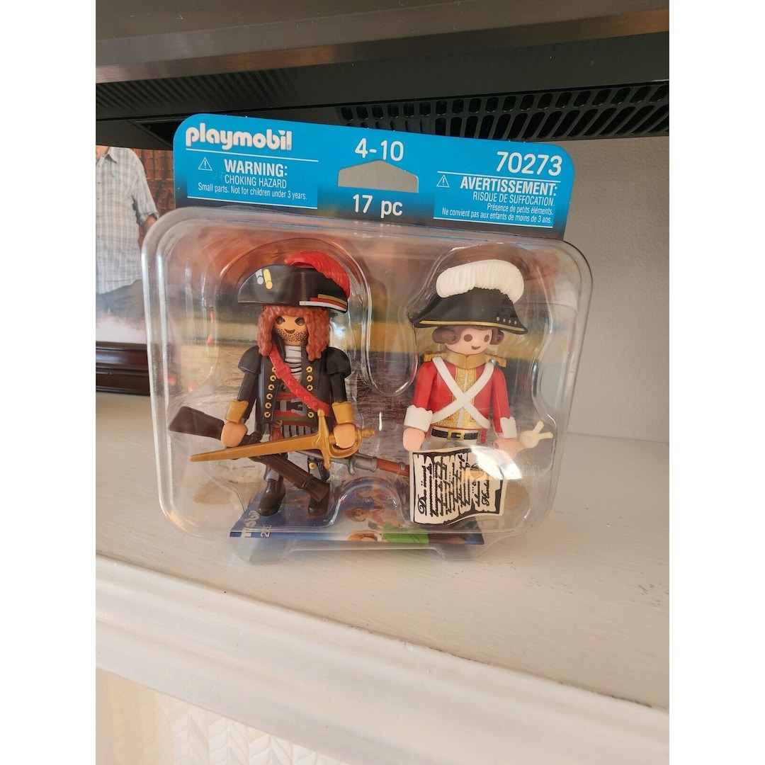 Playmobil Pirate and Redcoat Mini Figure Set 70273 New, Sealed! - Etsy
