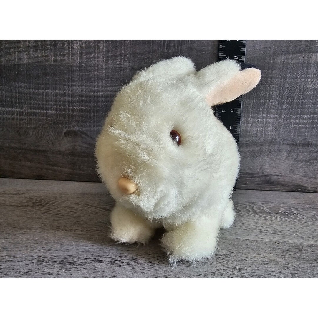 Vintage Iwaya Robbie Bunny Rabbit White Battery Operated '86 Works ...