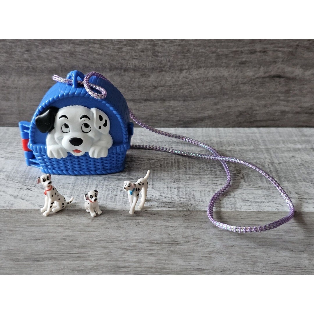Vtg Disney 101 Dalmatians Once Upon A Time Locket Playset Necklace ...
