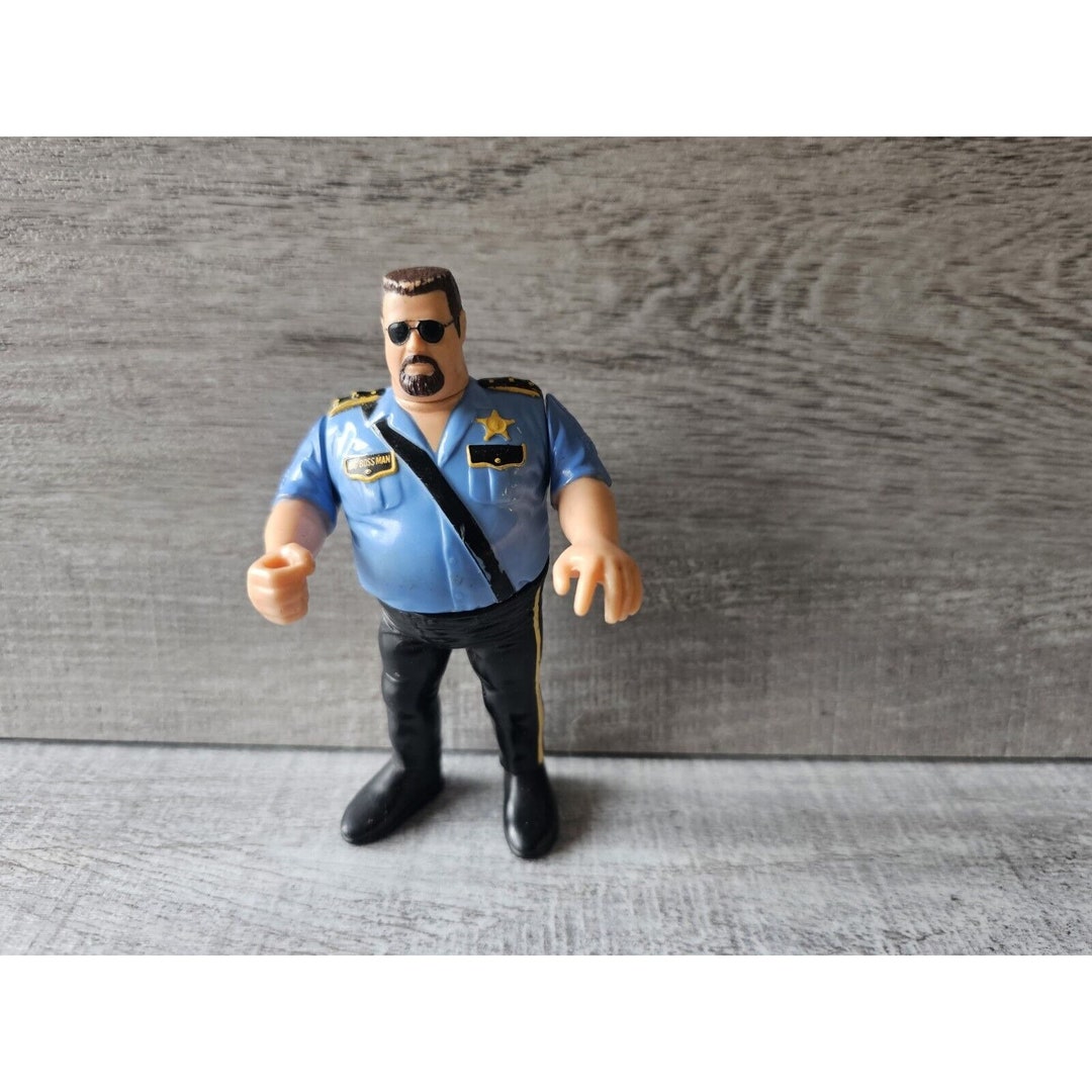 1991 Hasbro Titan Sports WWF Wrestling Big Boss Man Action Figure WWE ...